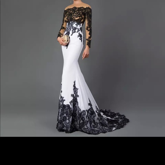 Dresses | Long Sleeve Mermaid Evening Dresses | Poshmark